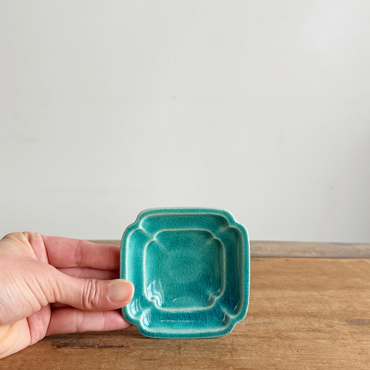 あわびウェア L210 四方豆皿トルコ – Style Hug Gallery ONLINESHOP